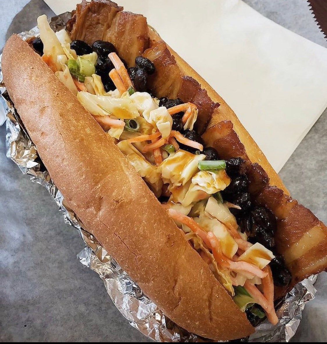 BBQ Pork Belly Sub | Groovy Noodle